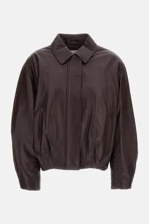 ARMA Melis Lamb Butter Leather Jacket - Marrone