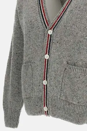 Thom Browne Cardigan Donegal Intarsia Hector Patchwork