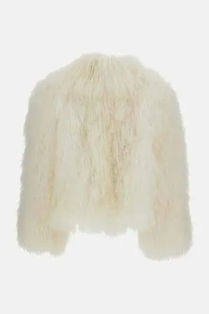 MARTHA LOUIS Mongolian Fur Coat