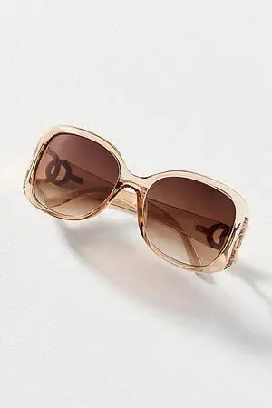 I-SEA Overd Retro Sunglasses - Taupe