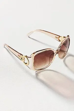 I-SEA Overd Retro Sunglasses - Taupe