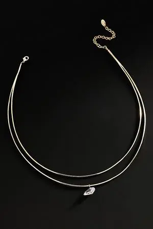 Anthropologie Demi-fine Layered Pendant Necklace - Gold