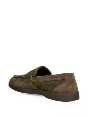 Michael Kors Logo-plaque Suede Loafers