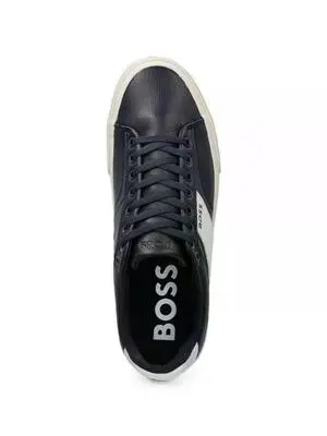 BOSS Logo-print Panelled Sneakers