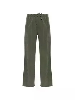 American Vintage Bepow Raw-edge Track Pants - Green