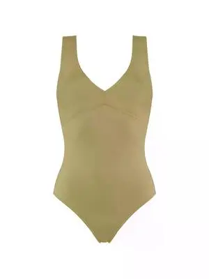ERES Hold Up V-neck Swimsuit - Green