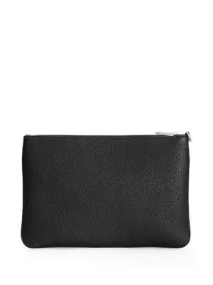Dolce & Gabbana Calfskin Toiletry Bag With Embossed Dg Logo