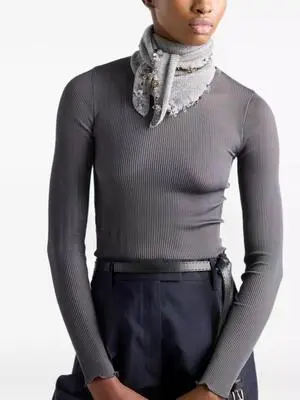 Prada Ribbed Knit Top