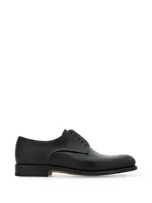 FERRAGAMO Tramezza Derby Shoes - Black