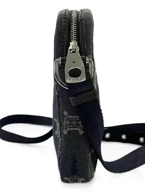Celine Macadam Pattern Denim Shoulder Bag