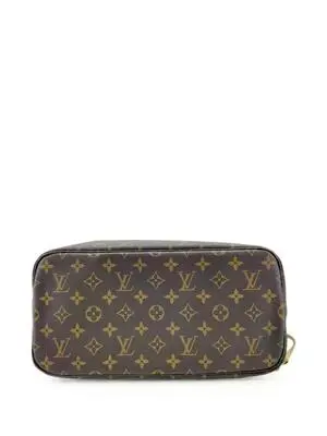 LOUIS VUITTON Monogram Neverfull Mm Tote Bag - Brown