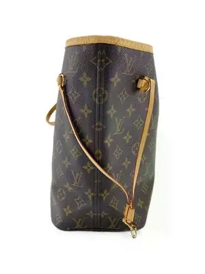 LOUIS VUITTON Monogram Neverfull Mm Tote Bag - Brown