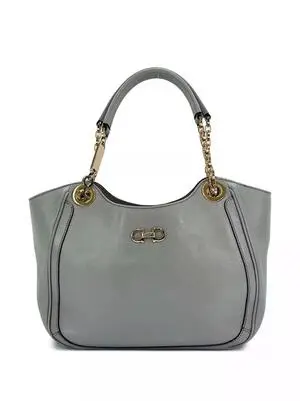 FERRAGAMO Gancini Handbag - Grey
