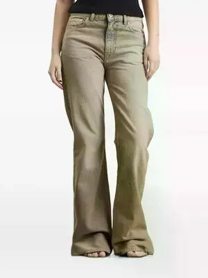 Our Legacy Faded Straight-leg Jeans - Neutrals