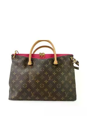 LOUIS VUITTON 2014 Pallas Tote Bag - Brown