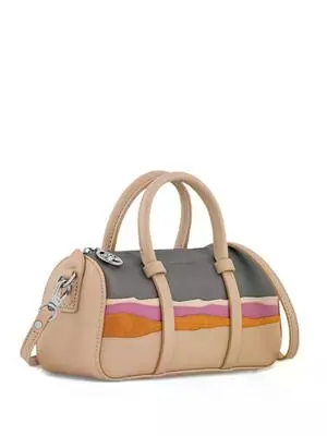 Longchamp X Caroline Hélain Small Patchwork Holdall Bag - Neutrals
