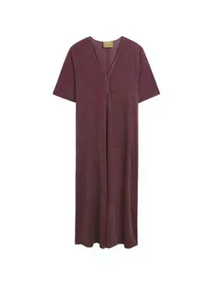Momoni Penelope Tunic Midi Dress - Pink