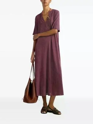 Momoni Penelope Tunic Midi Dress - Pink