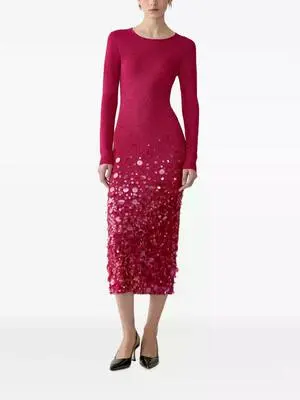 Carolina Herrera Embellished Midi Dress