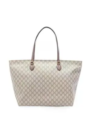 Gucci Gg Supreme Canvas Tote Bag - Neutrals