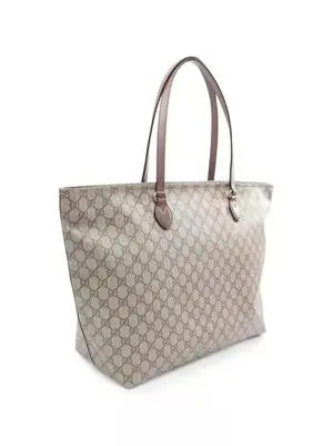 Gucci Gg Supreme Canvas Tote Bag - Neutrals
