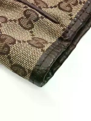 Gucci Gg Canvas Horsebit Tote Bag