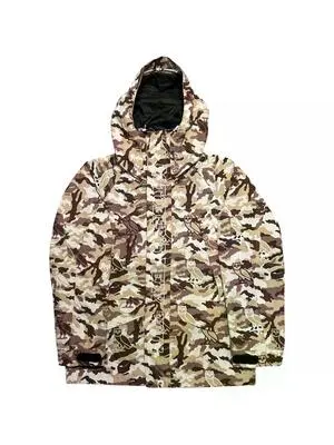 A BATHING APE Woodland Camo Owl Motif Jacket
