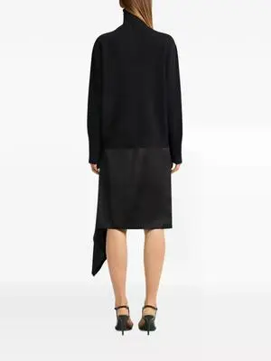 COURREGES Draped Satin Skirt
