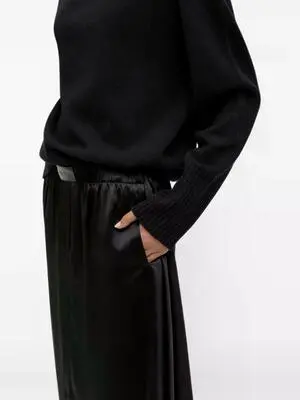 COURREGES Draped Satin Skirt