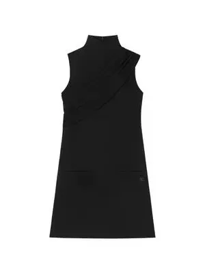 COURREGES Twist A-line Mini Dress - Black