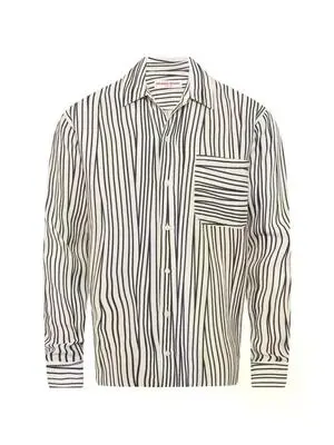 Orlebar Brown Grasmoor Crossover-stripe Shirt