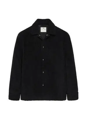 COURREGES Bouclé Shirt Jacket - Black