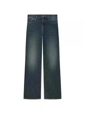 COURREGES Washed Wide-leg Jeans