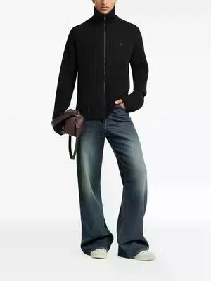 COURREGES Washed Wide-leg Jeans
