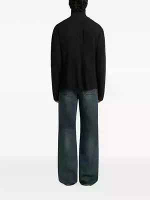 COURREGES Washed Wide-leg Jeans