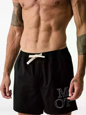 Marc O'polo Logo-print Swim Shorts - Black