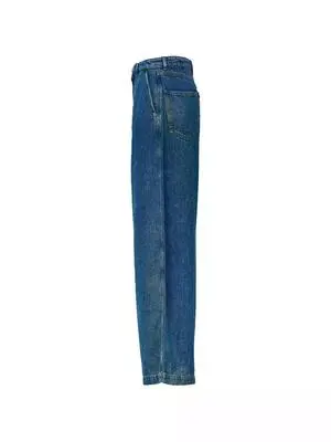 Sportmax Pioppo Wide-leg Jeans In Mid Vintage Wash