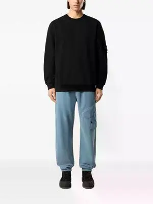 Stone Island Logo Patch Pocket Sweatshirt - Black