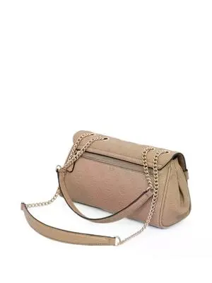 Guess Monogram-debossed Buckle-detail Shoulder Bag