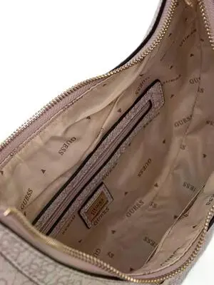 Guess Lindsey Monogram Curved Shoulder Bag