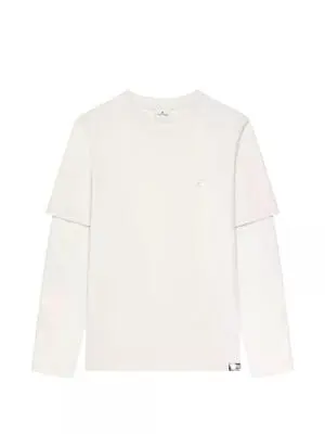COURREGES Double-sleeve T-shirt - White