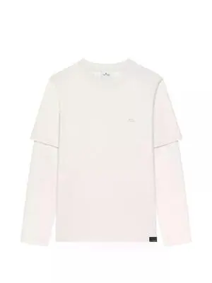 COURREGES Double-sleeve T-shirt - White