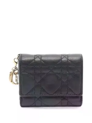 Dior 2000s Lady Lotus Wallet