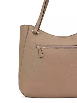 Guess Gilda Logo-plaque Saffiano-effect Tote Bag