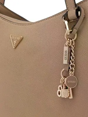 Guess Gilda Logo-plaque Saffiano-effect Tote Bag