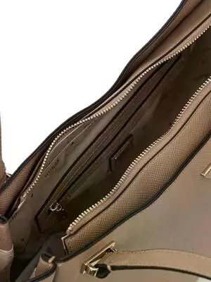 Guess Gilda Logo-plaque Saffiano-effect Tote Bag