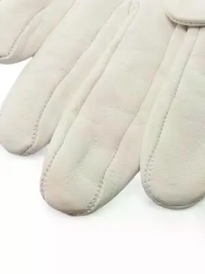 Hermès 2010s Trimming Piping Gloves - White