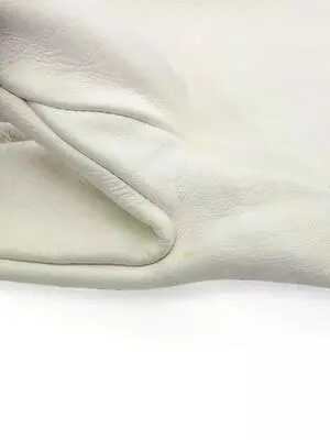 Hermès Leather Gloves With Contrasting Trim Piping