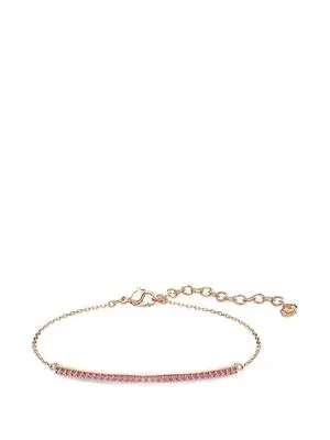 SWAROVSKI Crystal-embellished Chain-link Bracelet - Pink