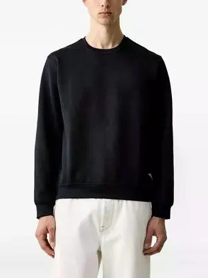 Guess Quilted Crew-neck Sweater - Black